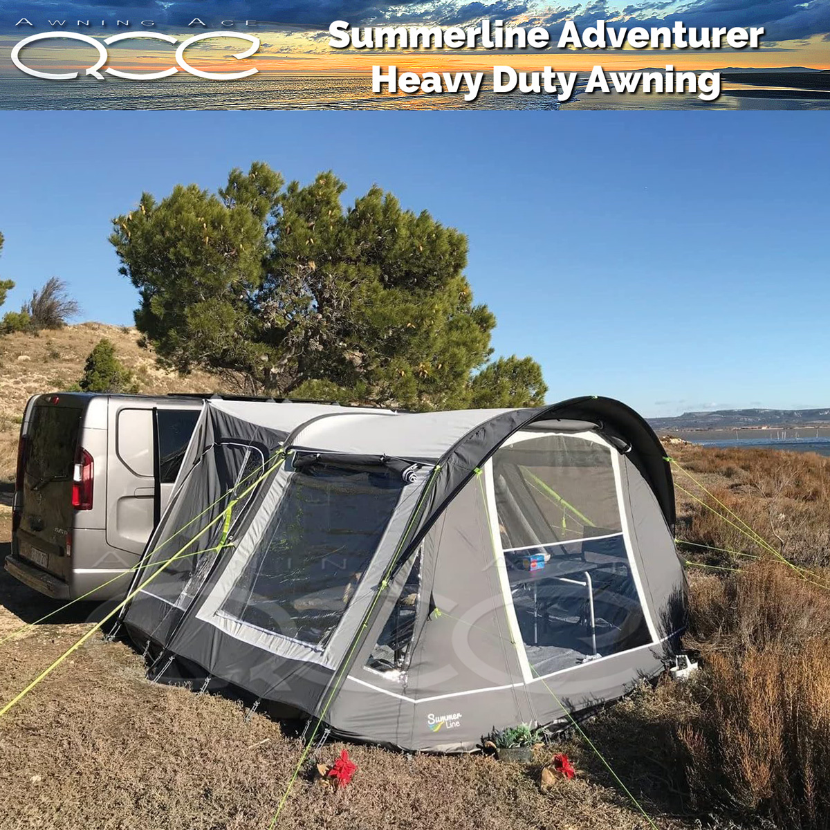 Summerline Adventurer Air Heavy Duty Inflatable Drive-Away Awning ...