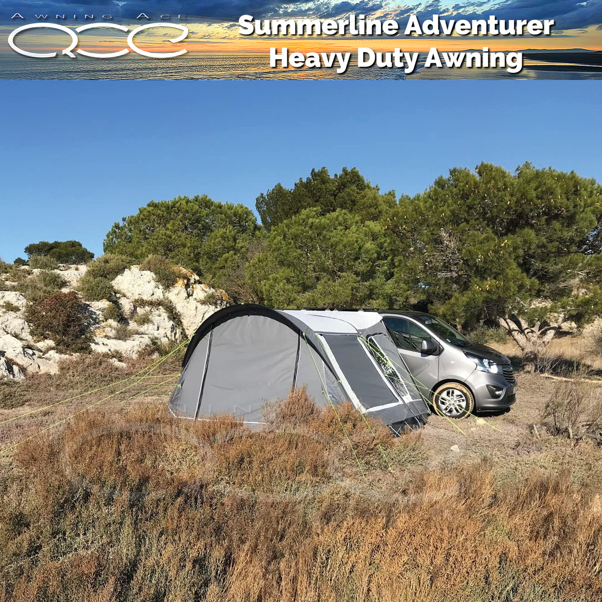 Summerline Adventurer Air Heavy Duty Inflatable Drive-Away Awning ...