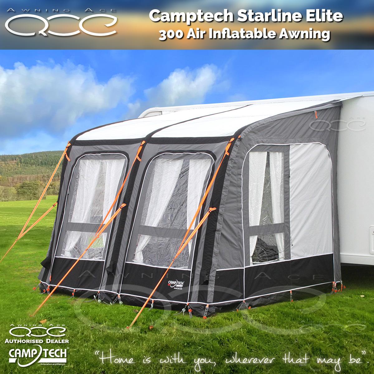 Camptech Starline Elite 300 Air Awning - awningace.com