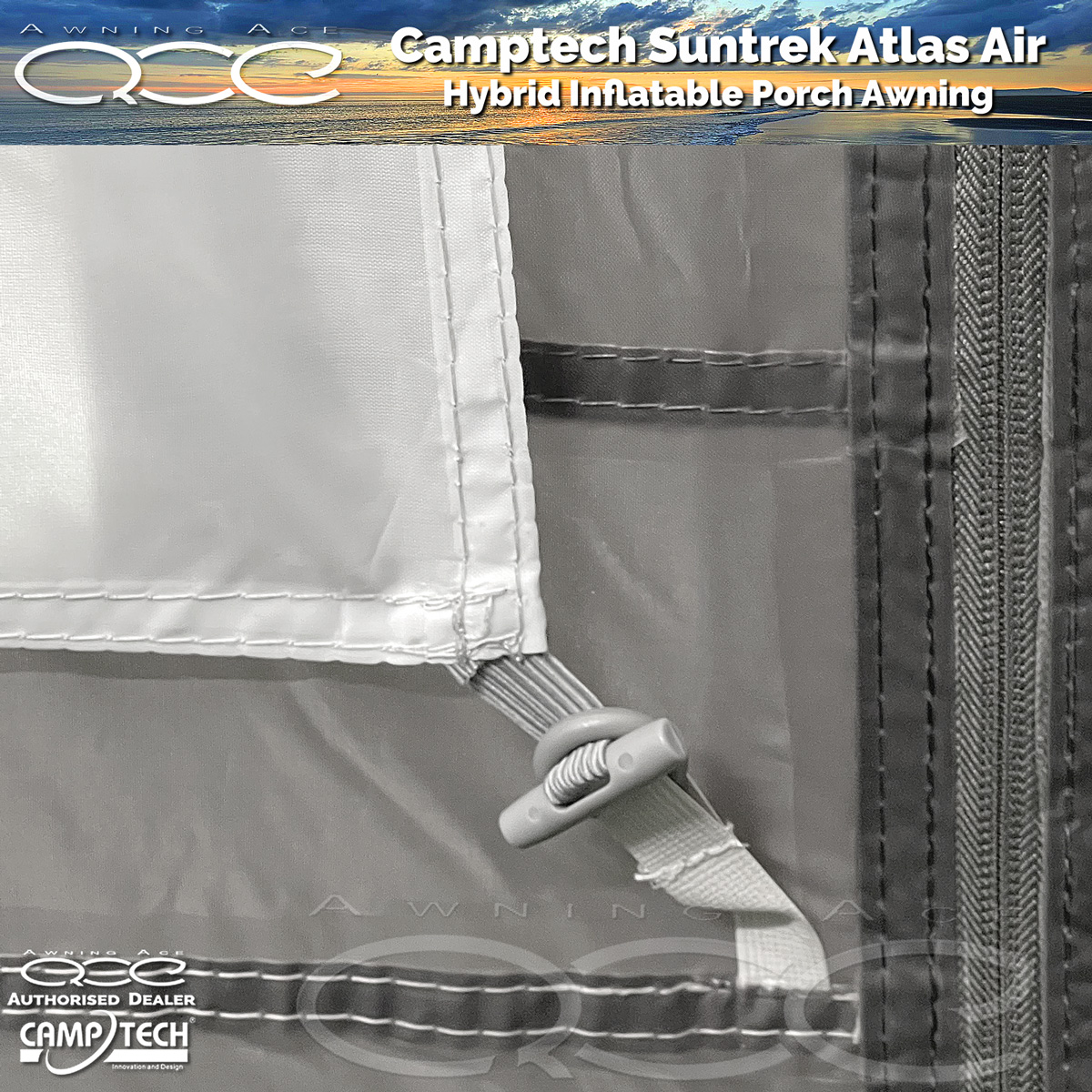 Camptech Suntrek Atlas Air Porch Awning - awningace.com