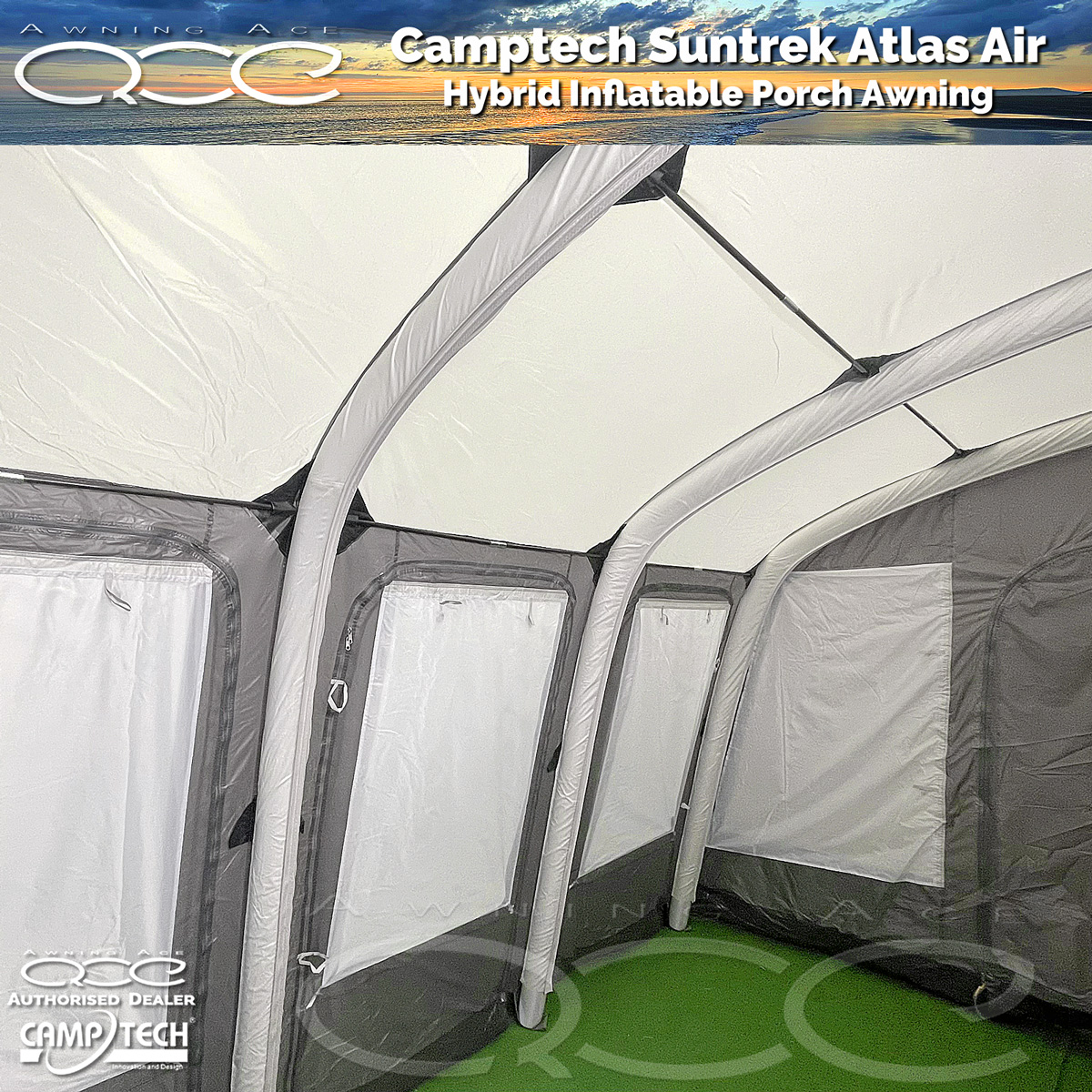 Camptech Suntrek Atlas Air Porch Awning - awningace.com