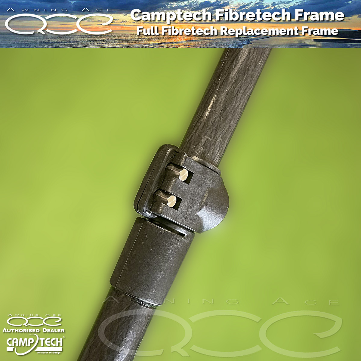Camptech Fibre Frame Complete (Fibretech Frame Only) - awningace.com