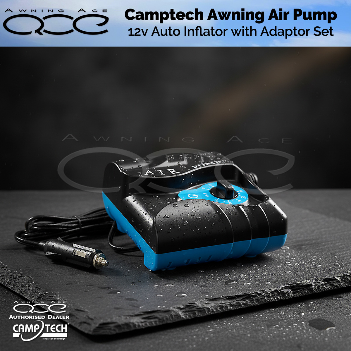 Camptech 12v Electric Automatic Inflator Pump For Air Inflatable ...
