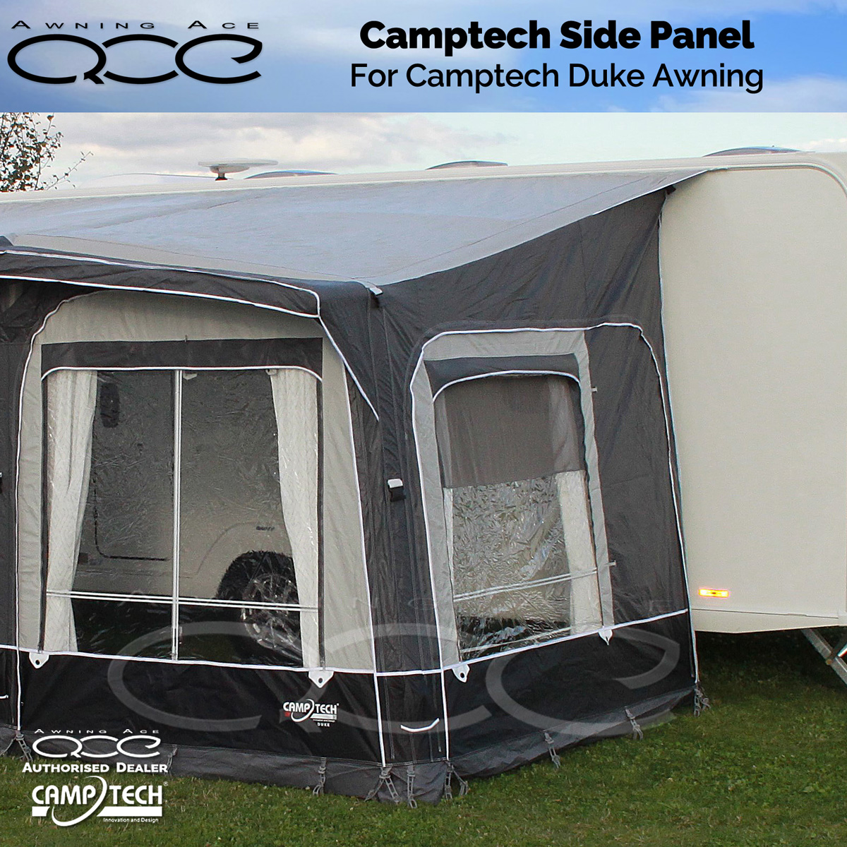 Camptech Duke Count Awning Replacement Side Panel - awningace.com