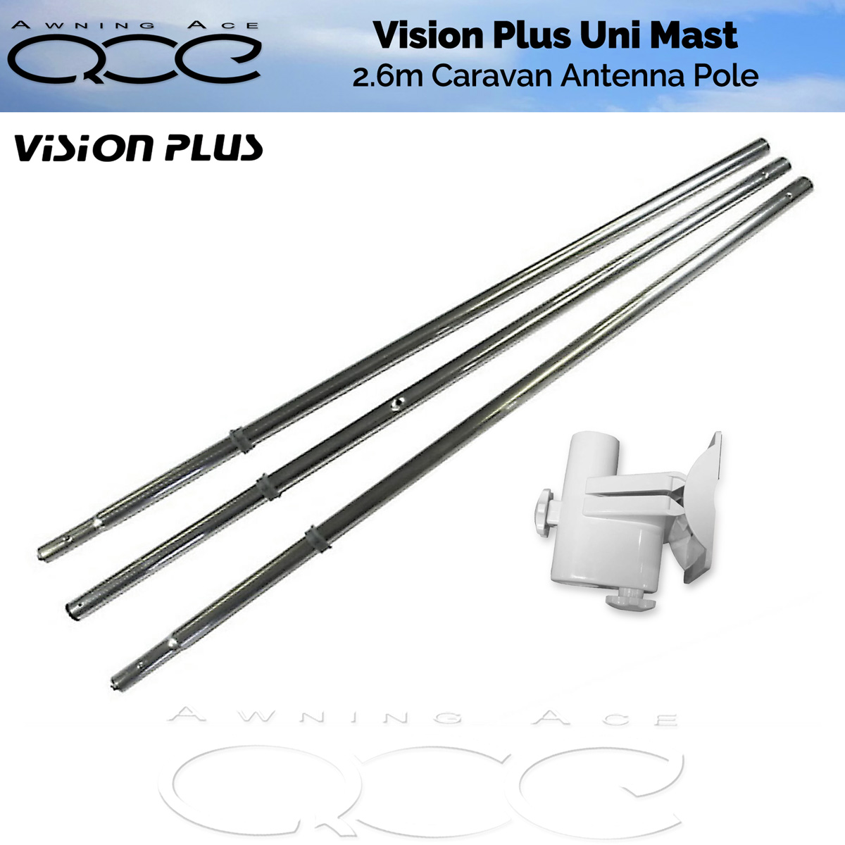 Vision Plus Uni Mast Kit (09-6011) - awningace.com