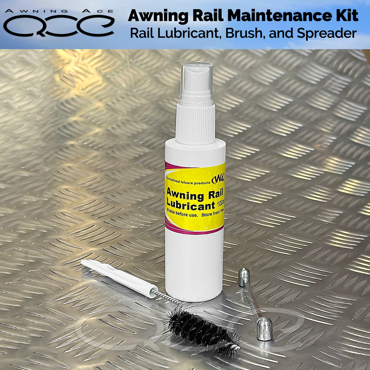 W4 Awning Rail Maintenance Repair Care Kit For Caravan Motorhome Care ...
