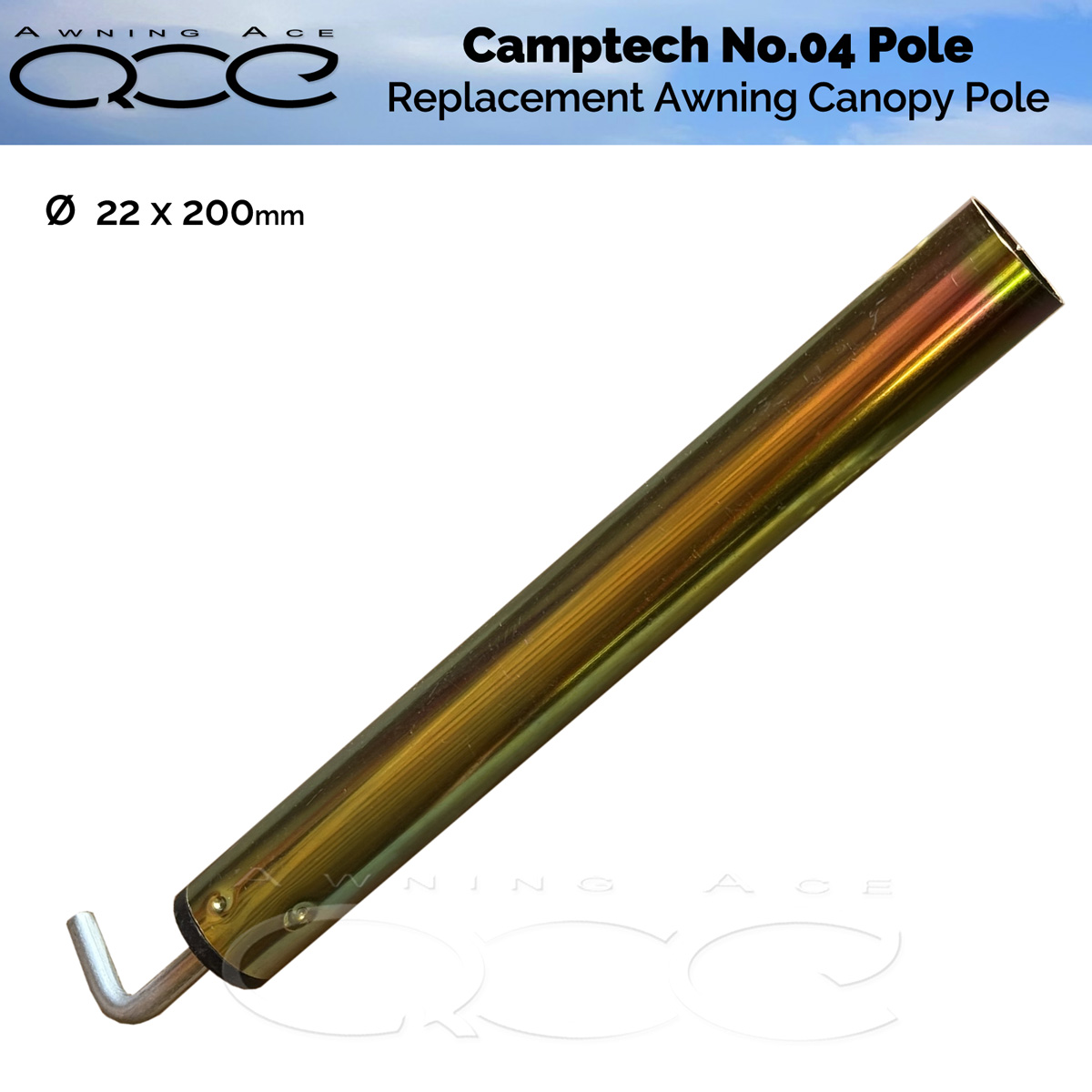 Camptech No.04 Front Canopy Pole - awningace.com