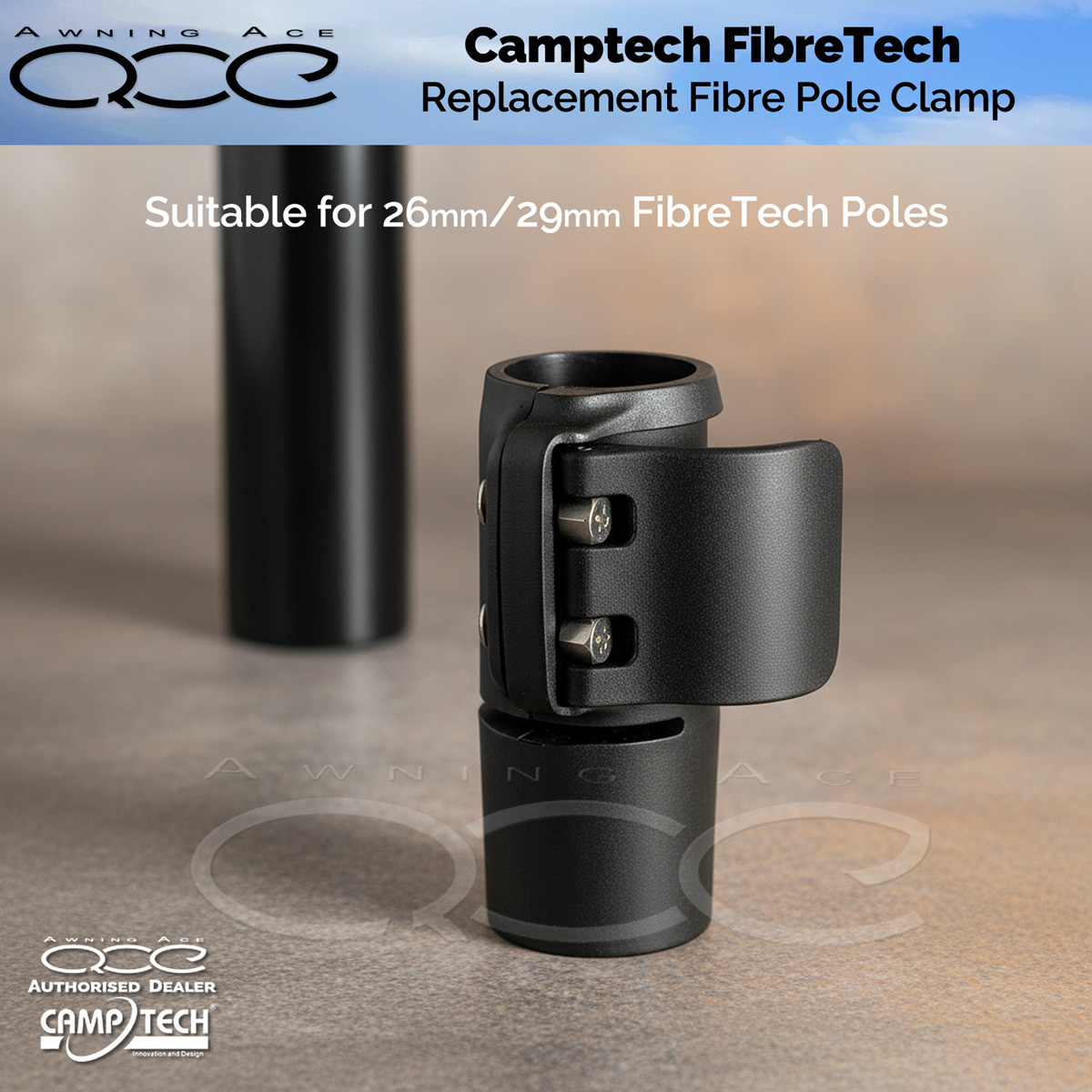 Camptech Replacement Pole Clamp Griplock - awningace.com