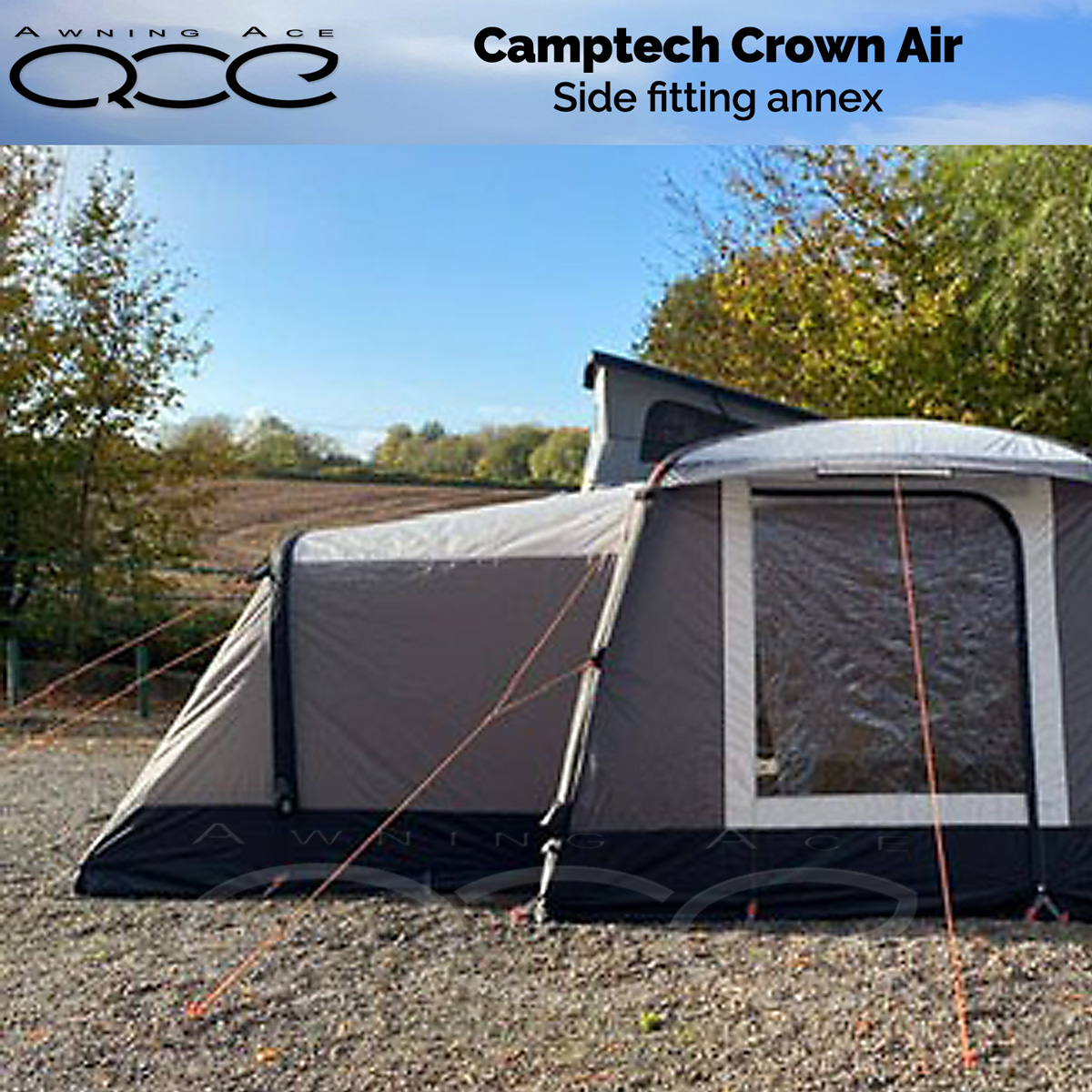 Camptech Moto Air Crown Low Campervan Drive Away Awning - awningace.com