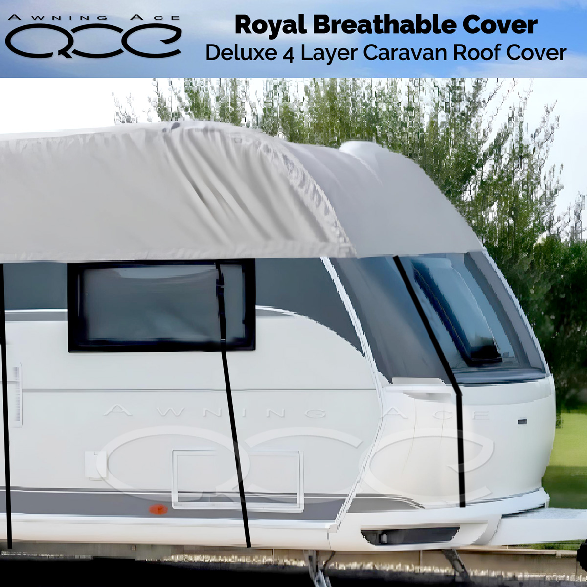 Royal Caravan Winter Roof Cover - 4 Layer Protection - awningace.com