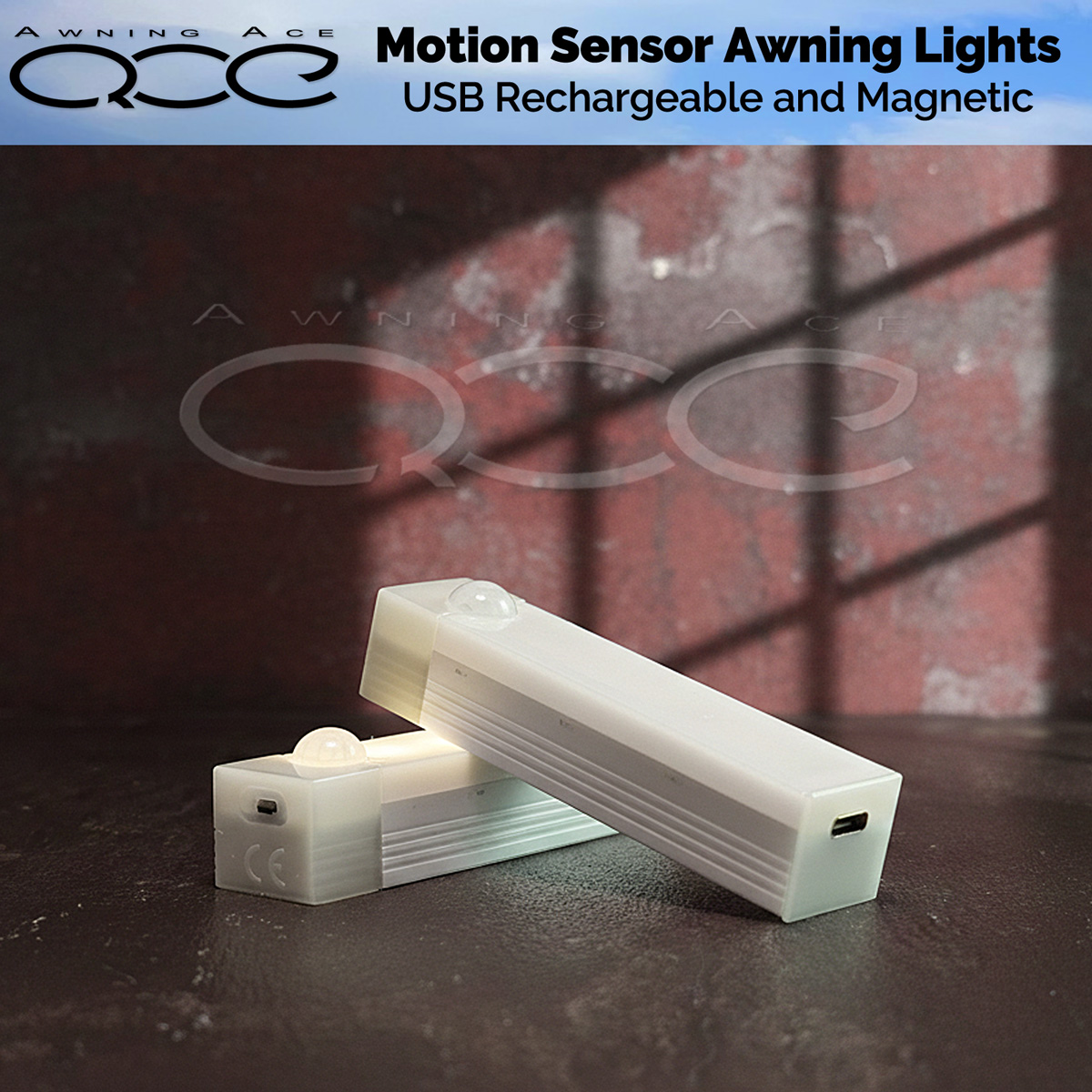 Caravan Awning Annex Motion Sensor LED light - awningace.com