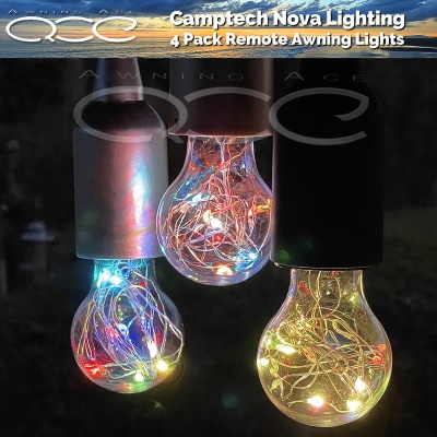 LED Hanging Awning Lights with Remote Control (4 Pack) - awningace.com