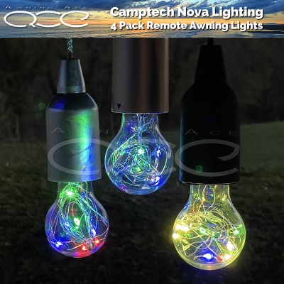 LED Hanging Awning Lights with Remote Control (4 Pack) - awningace.com