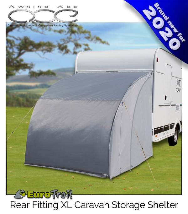 EuroTrail XL Rear Caravan Motorhome Rear Storage Annexe Shelter ...