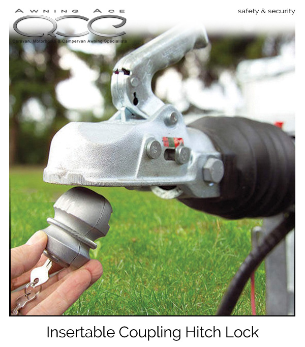 Insertable Coupling Trailer Hitch lock - awningace.com