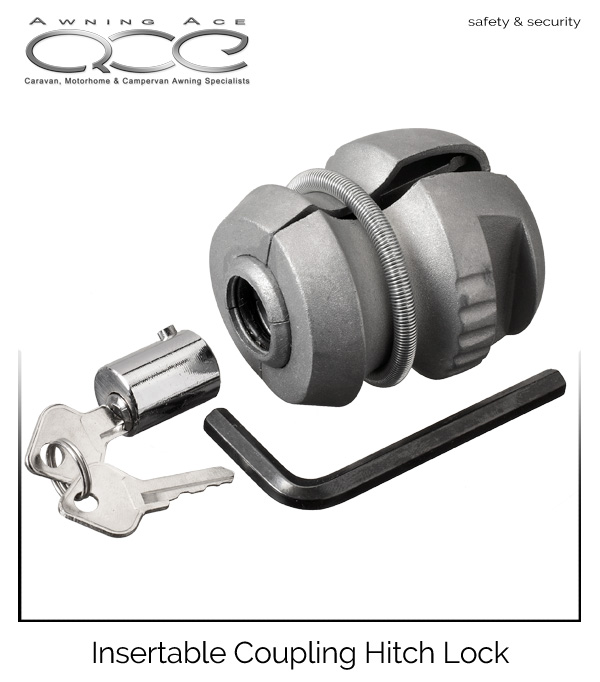 Insertable Coupling Trailer Hitch lock - awningace.com